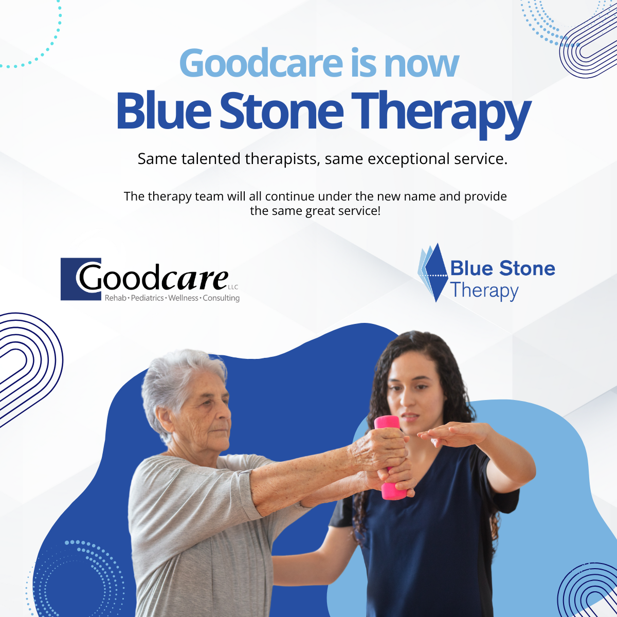 Goodcare is Now Blue Stone Therapy